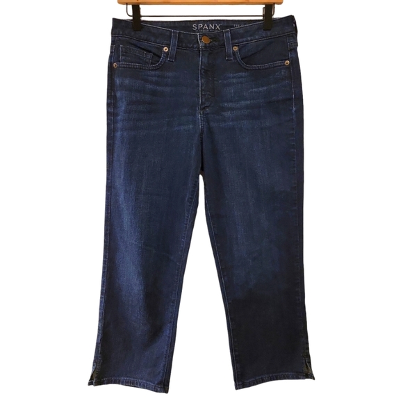 SPANX | Pants & Jumpsuits | Spanx Jean Capris The Slim X Casual Capris ...